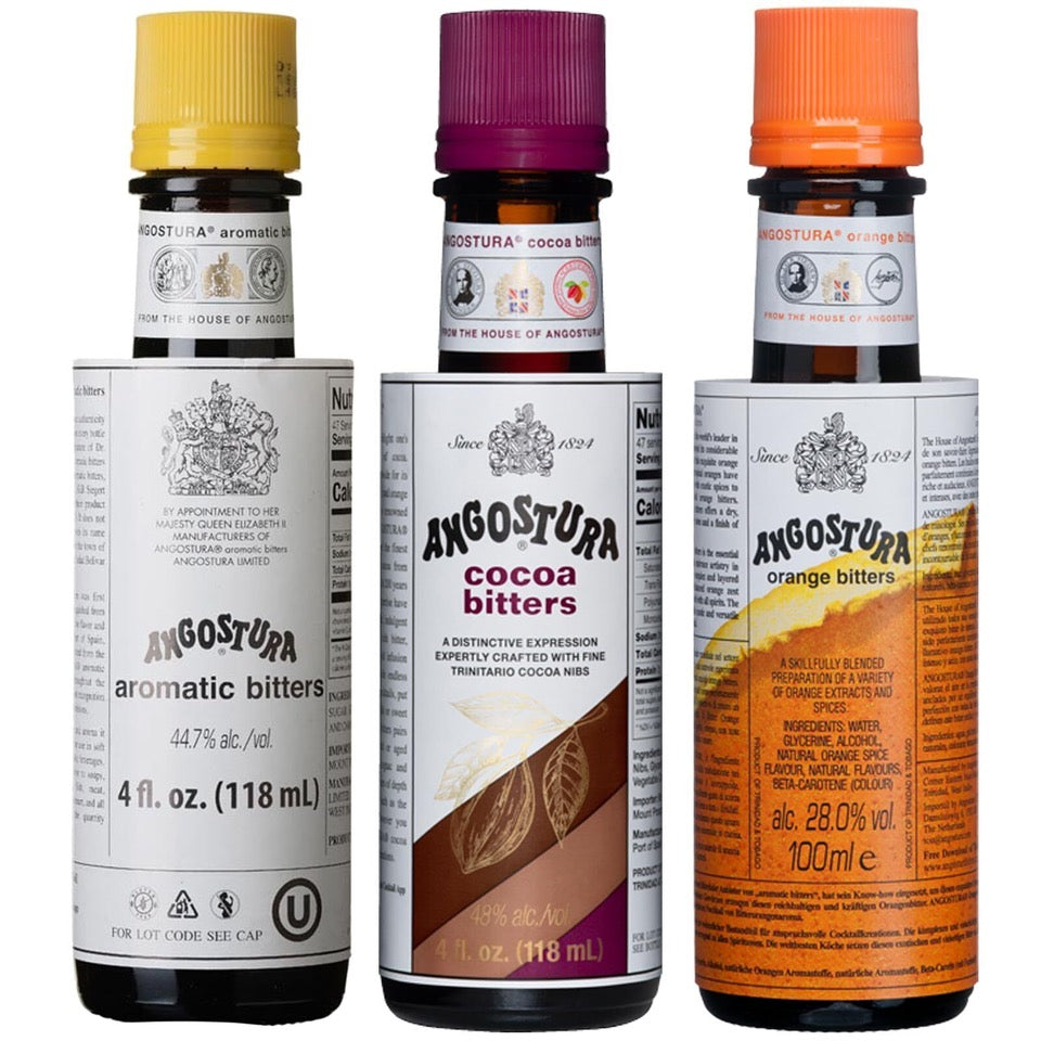 Angostura Bitters 3-Flavours - 4oz Bottles – Crafted Barware